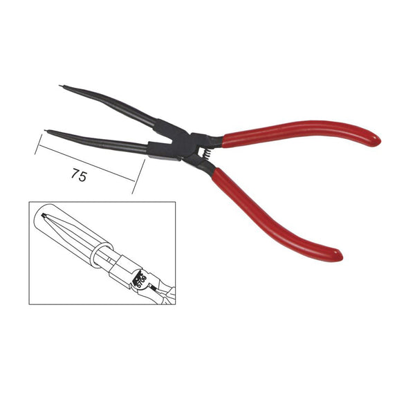 Heavy Duty 7 EXTRA LONG Internal Straight Retaining Ring Clip Circlip German Specialty Tools