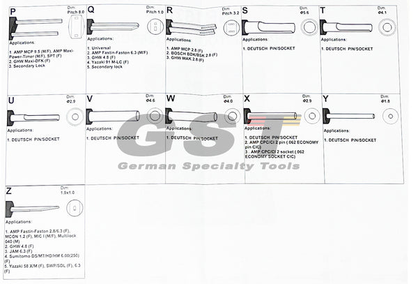 Electrical Terminal Release Kit (26PCS) – German Specialty Tools