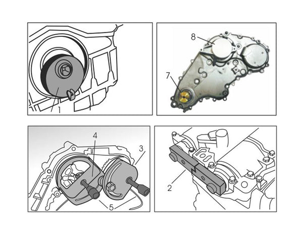 Volvo Camshaft Alignment Tools 3.0L, 3.2L Turbo Engine – German ...
