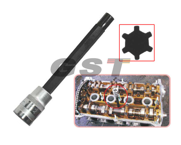 VW Audi cylinder head bolts Socket M10S 140mm long – German Specialty Tools